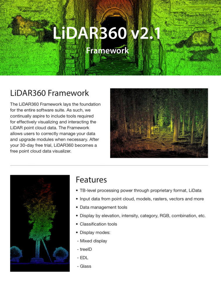 LiDAR360 – Framework – Romvesen AS