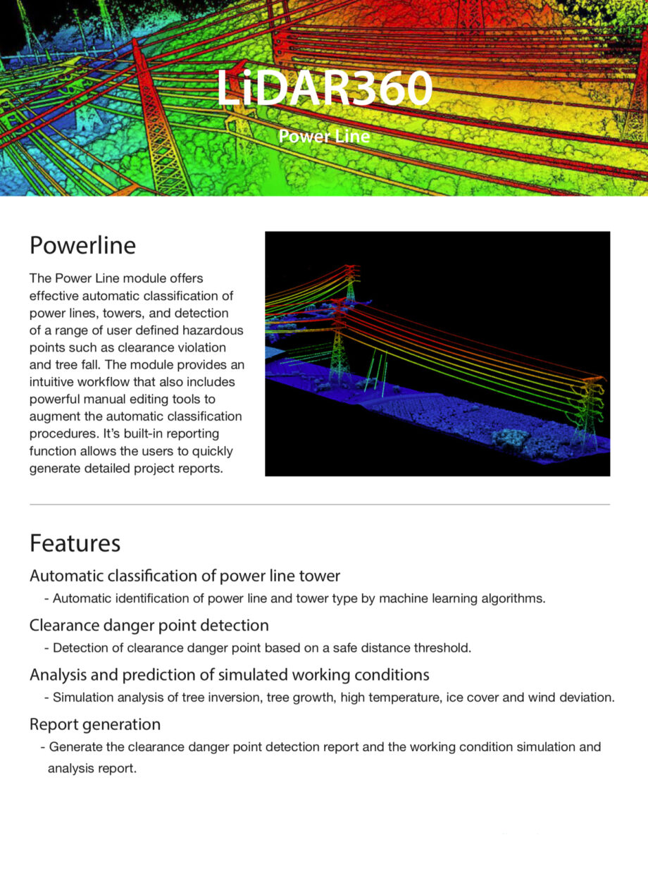 LiDAR360 – Power Line – Romvesen AS